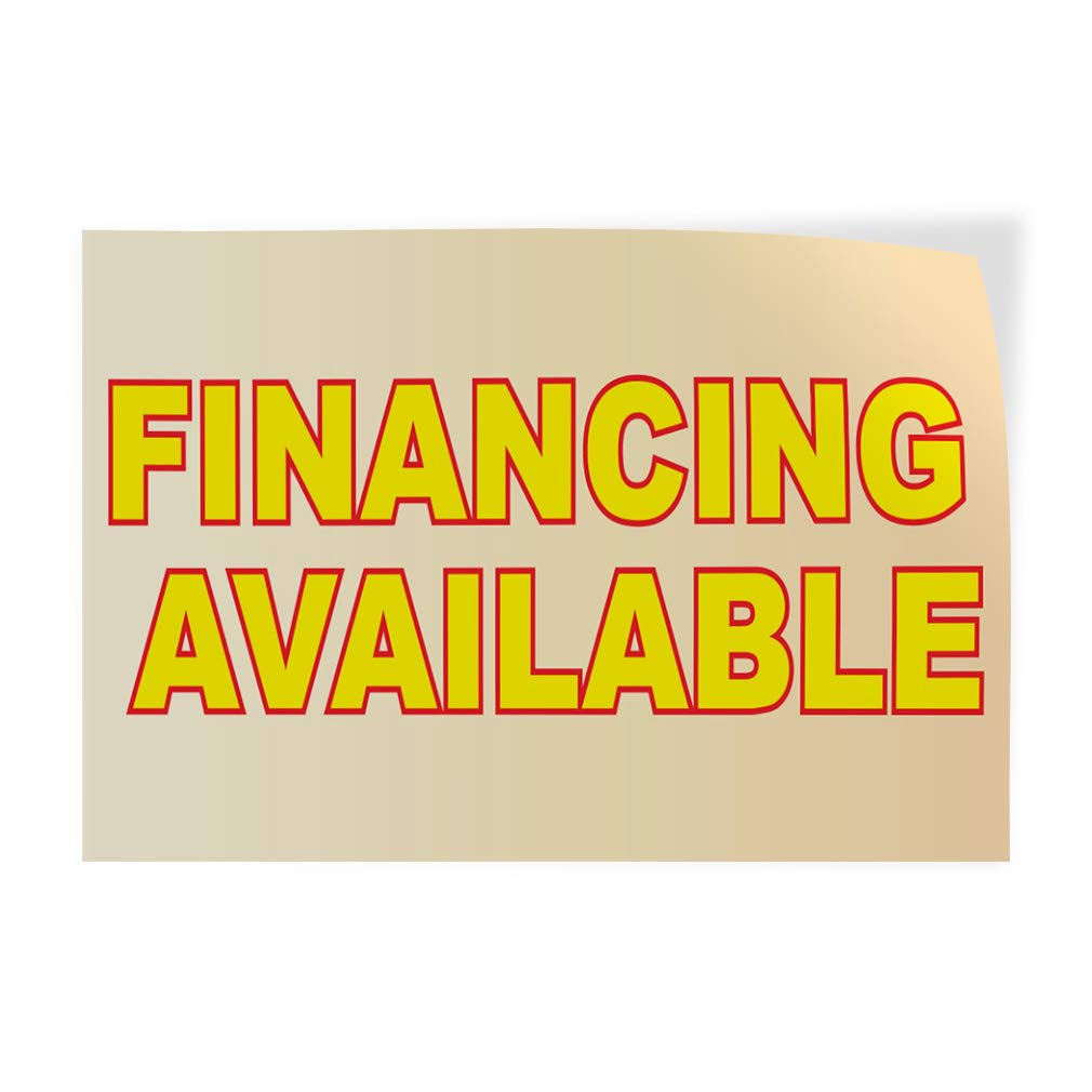 Decal Stickers Multiple Sizes Financing Available Business B Industrial Vinyl Safety Sign Label Business 10x7Inches