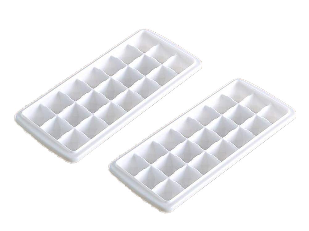 WOIWO 2PCS IceCube Box Mold Shaved Ice to Make Ice Box Mold Ice Cube Storage Box