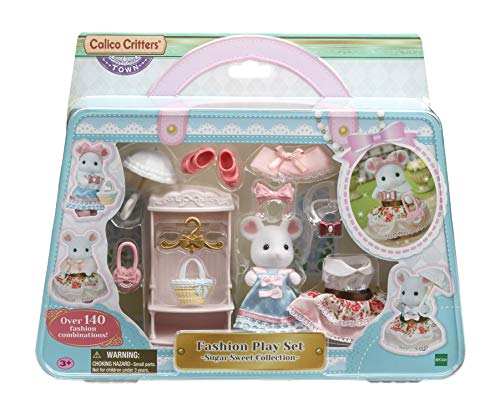 Calico Critters Fashion Playset, Town Girl Series - Sugar Sweet Collection - Unleash Fashion Creativity with This Stylish Playset!