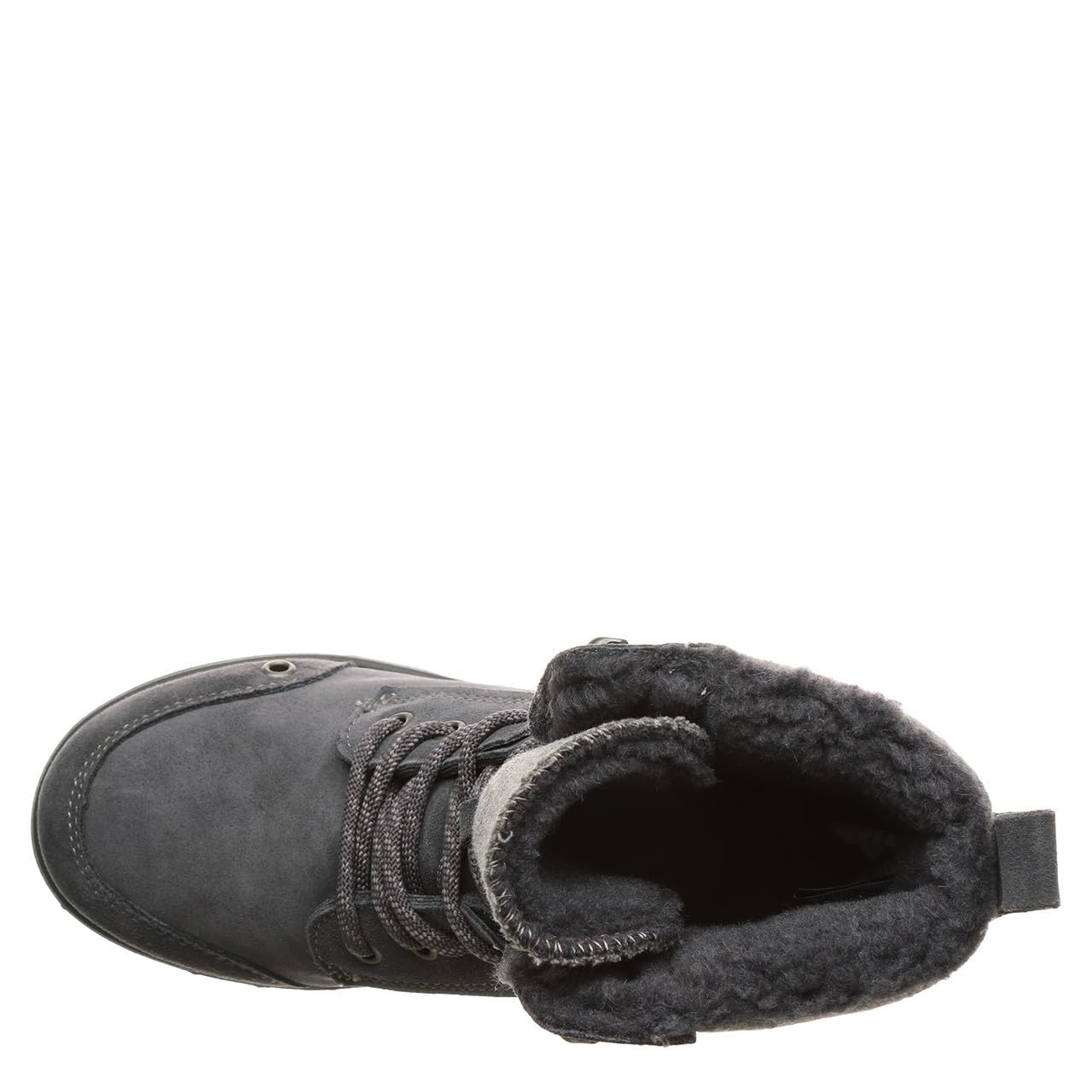 Bearpaw Alicia Women's Lace Up 9 Inch Leather Boots - 2510w Charcoal - 10 Medium