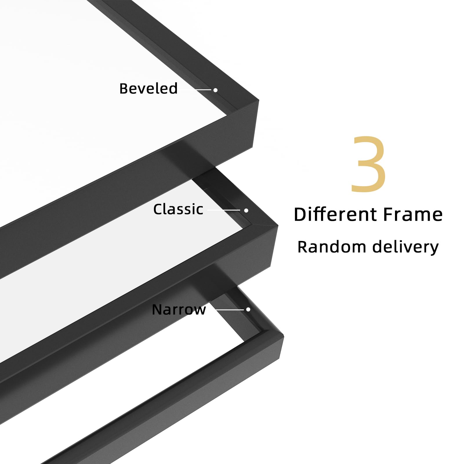 Beauty4U 59" x 16" Tall Full Length Mirror with Stand, Black Wall Mounting Full Body Mirror, Metal Frame Full-Length Tempered Mirror for Living Room, Bedroom