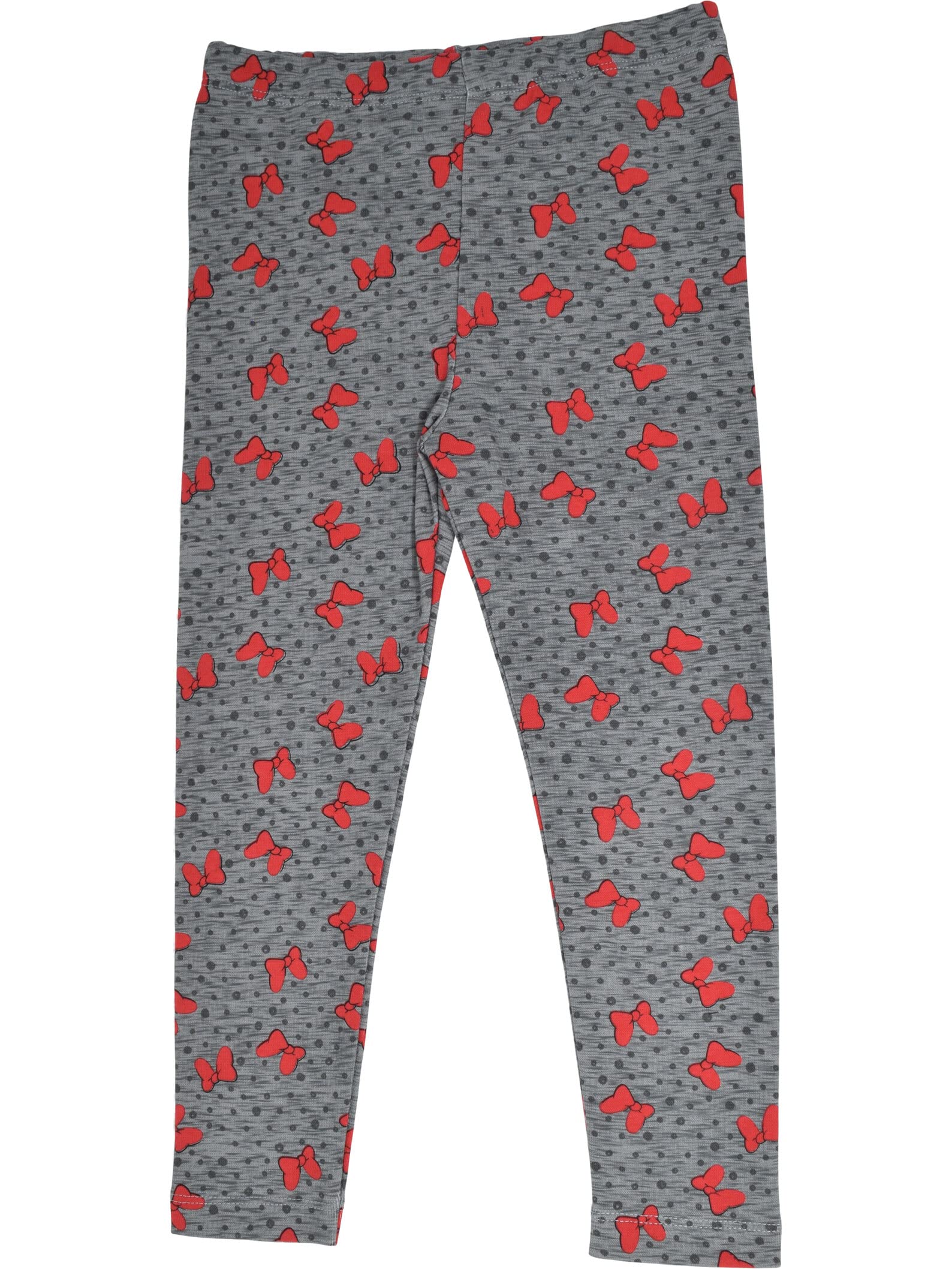 Disney Minnie Mouse Infant Baby Girls Ruffle Long Sleeve Graphic T-Shirt & Leggings Grey 18 Months