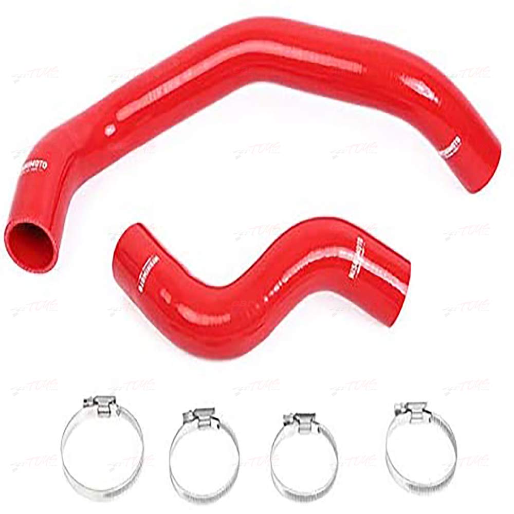 Mishimoto MMHOSE-RHD-33RD Silicone Radiator Hose Kit Compatible With Nissan Skyline R33/R34 GTR 1993-2002 Red