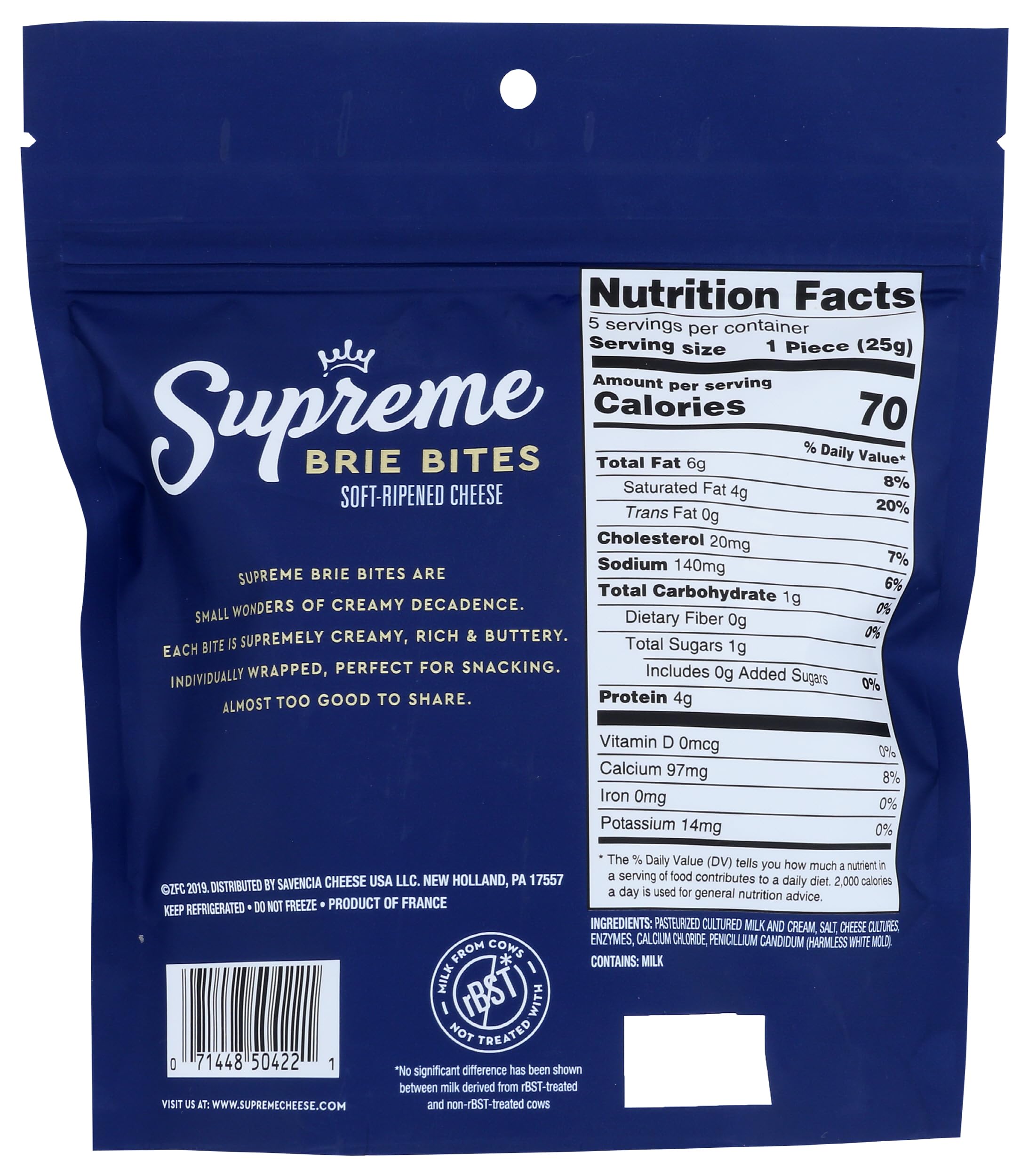 SUPREME Supremely Creamy Brie Bites, 4.4 OZ