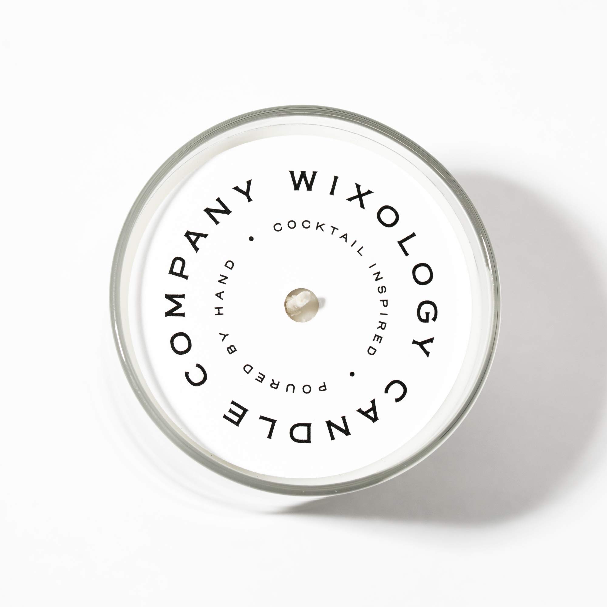 Wixology Cocktail Inspired Bourbon Neat Soy Candle - Vanilla Caramel and Oak Scented Candle in Reusable Rocks Glass - Made in Kentucky - 7 oz