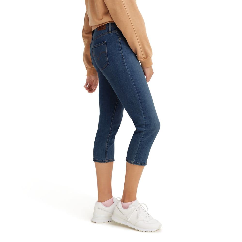 Levi's Womens 311 Shaping Capri (Also Available In Plus) Jeans, Lapis Amidst - Dark Indigo, 30 US