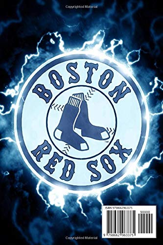Notebook : Boston Red Sox Lined Notebook Journal 102 Pages - Independence Day Gift Types #8