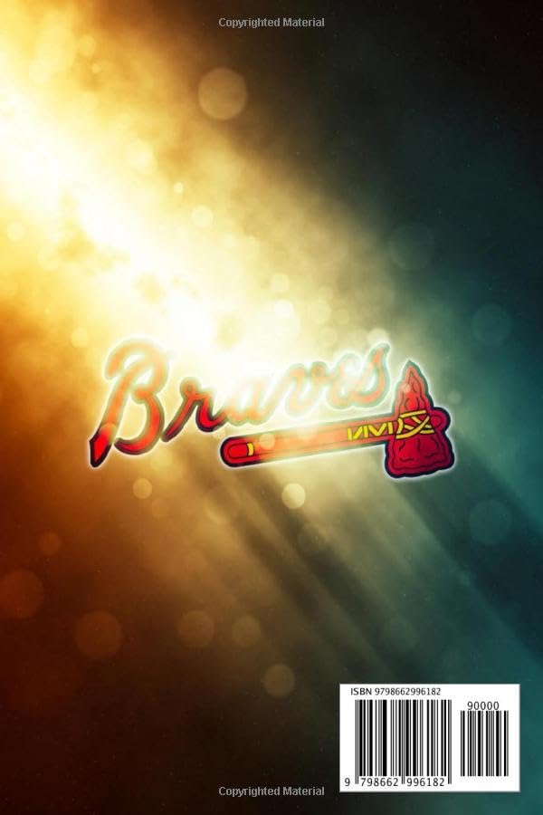 Notebook : Atlanta Braves Lined Notebook Journal 102 Pages - Independence Day Gift Types #39