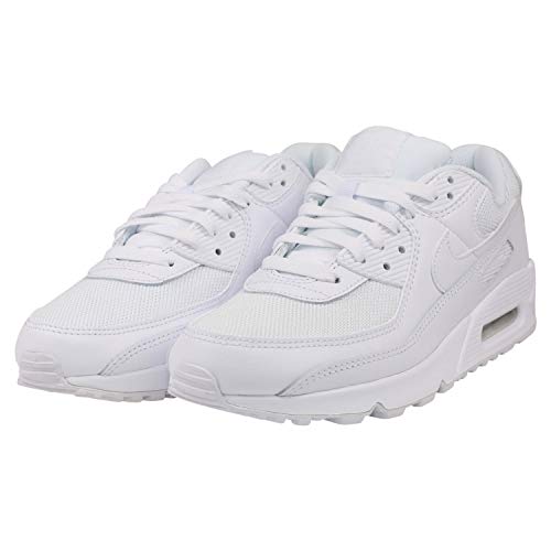 Nike Women Running Shoe, White White White Wolf Grey, 6.5