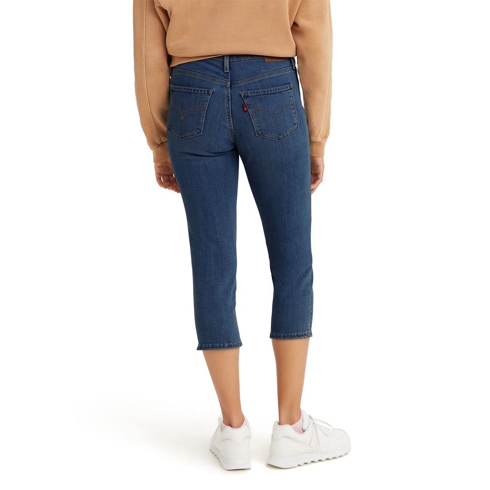 Levi's Womens 311 Shaping Capri (Also Available In Plus) Jeans, Lapis Amidst - Dark Indigo, 30 US
