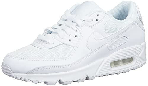 Nike Women Running Shoe, White White White Wolf Grey, 6.5