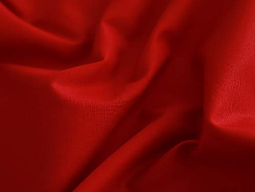 COTTONVILL 20COUNT Cotton Solid Quilting Fabric (2.5inch Strip, 18-Haute Red)