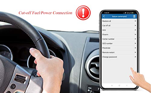 4G Wired GPS Tracker for Vehicles with 1 Year Subscription No Monthly Fee Real Time Hidden Hardwired Car Tracking Device Remote Engine Kill Switch for Truck Trailer Motorcycle Fleet Location Locator