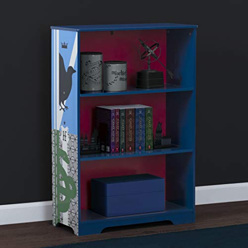 Delta Children Deluxe 3-Shelf Bookcase - Ideal for Books, Decor, Homeschooling & More - Greenguard Gold Certified, Harry Potter