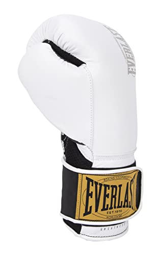 Everlast P00001710 1910 Classic Training Glove White 14OZ