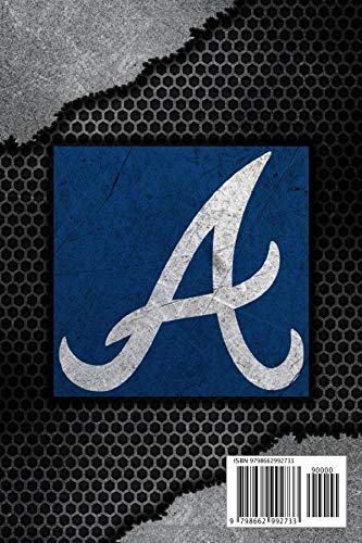 Notebook : Atlanta Braves Lined Notebook Journal 102 Pages - Independence Day Gift Types #32