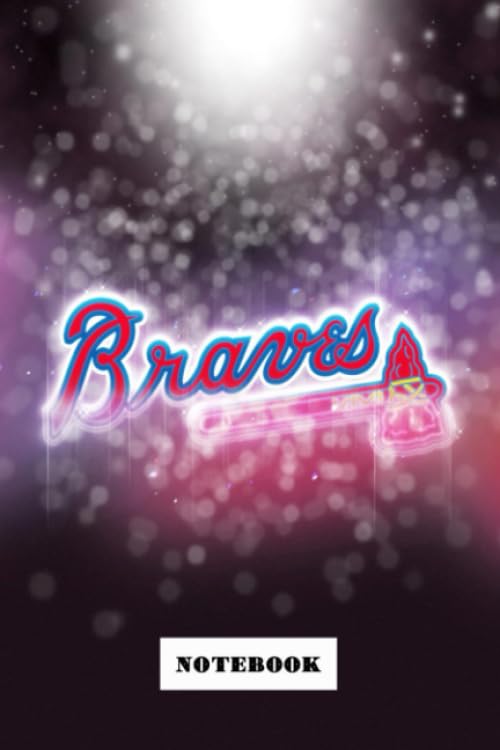 Notebook : Atlanta Braves Lined Notebook Journal 102 Pages - Independence Day Gift Types #24