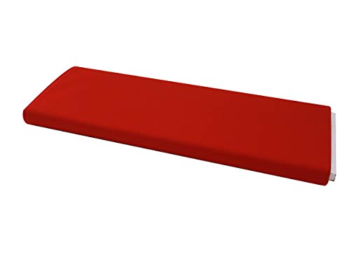COTTONVILL 20COUNT Cotton Solid Quilting Fabric (2.5inch Strip, 18-Haute Red)