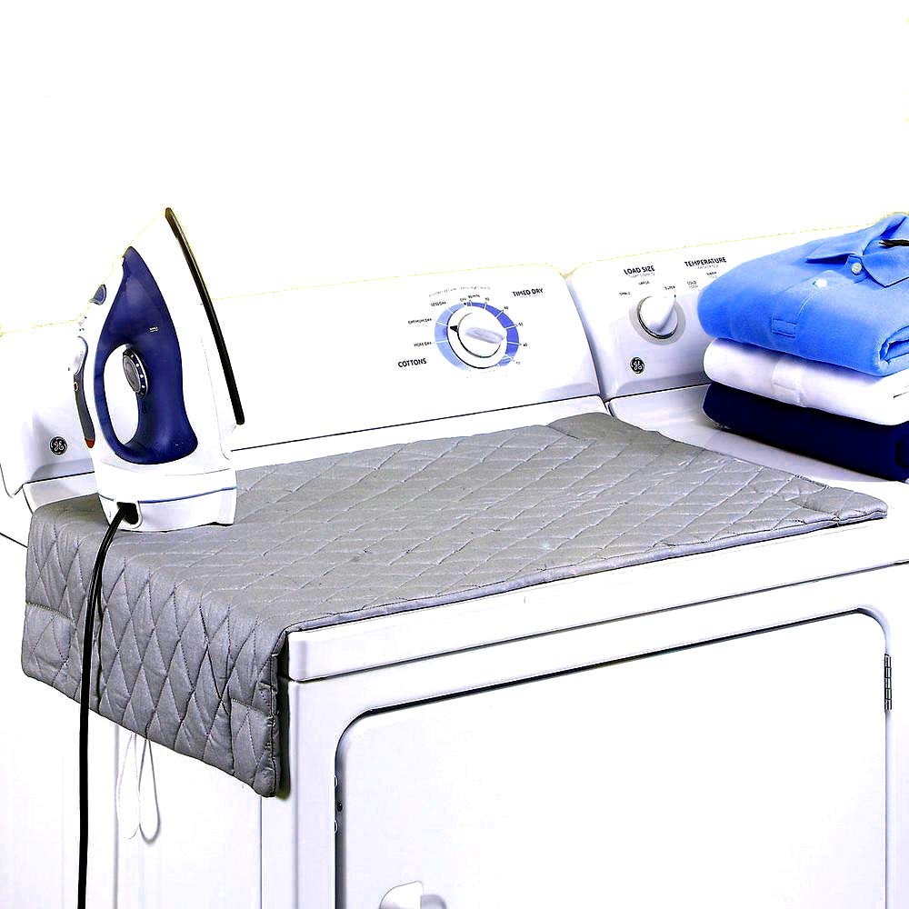ABA Magnetic Ironing Blanket 33"x19" Washer Dryer Heat Resistant Pad, Portable Iron Board Alternative Cover with Magnets, New Version