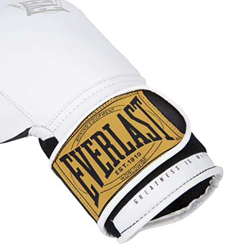 Everlast P00001710 1910 Classic Training Glove White 14OZ
