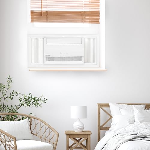 Freonic 10,000 BTU Window Air Conditioner and Dehumidifier, 115V Window AC Unit for Apartment, Living Room, and Medium Rooms up to 450 Sq. Ft., Air Conditioner Window Unit with Remote Control in White