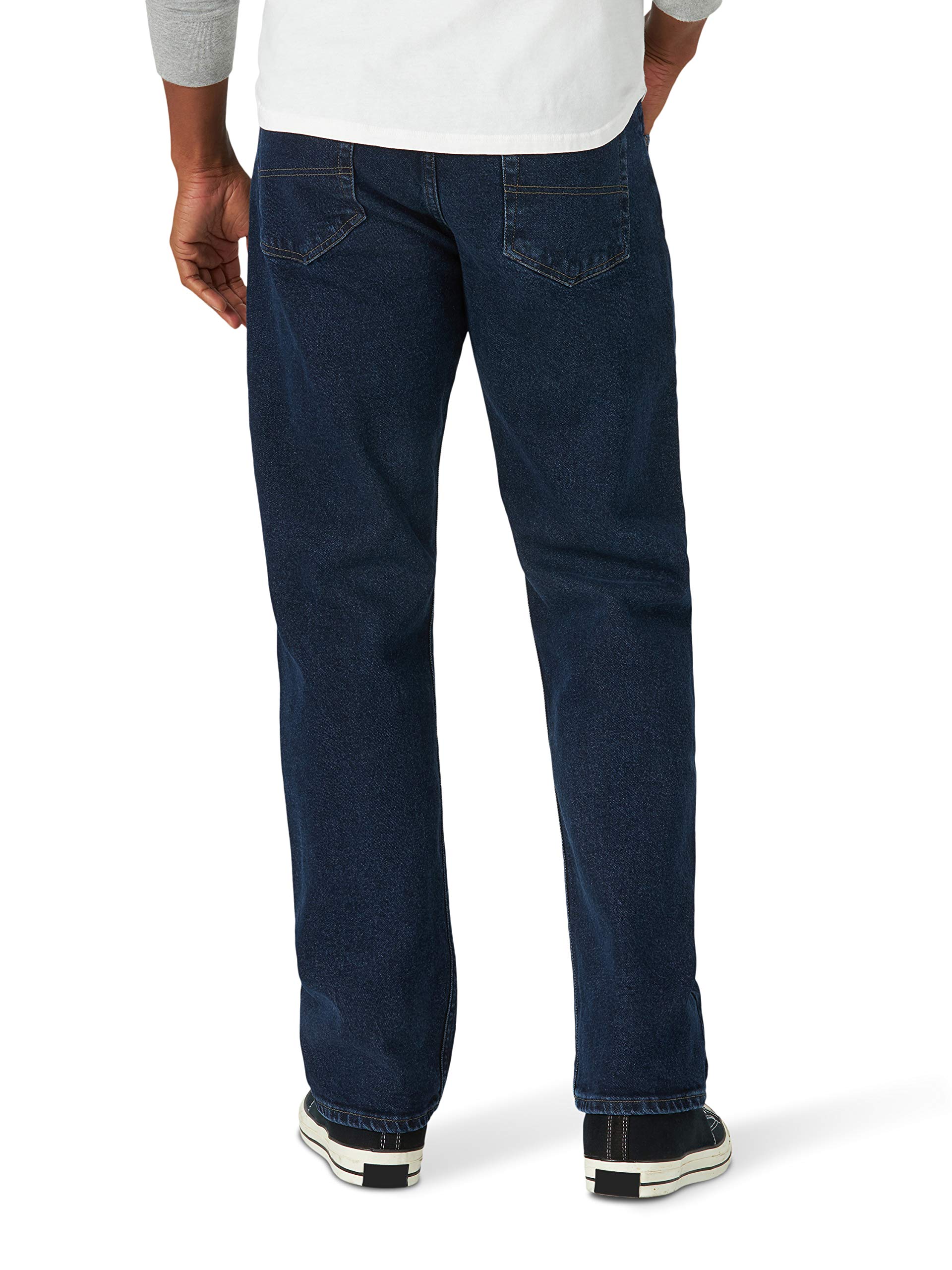 Wrangler Authentics Men's Classic 5-Pocket Relaxed Fit Flex Jean Midnight Flex 48W x 32L