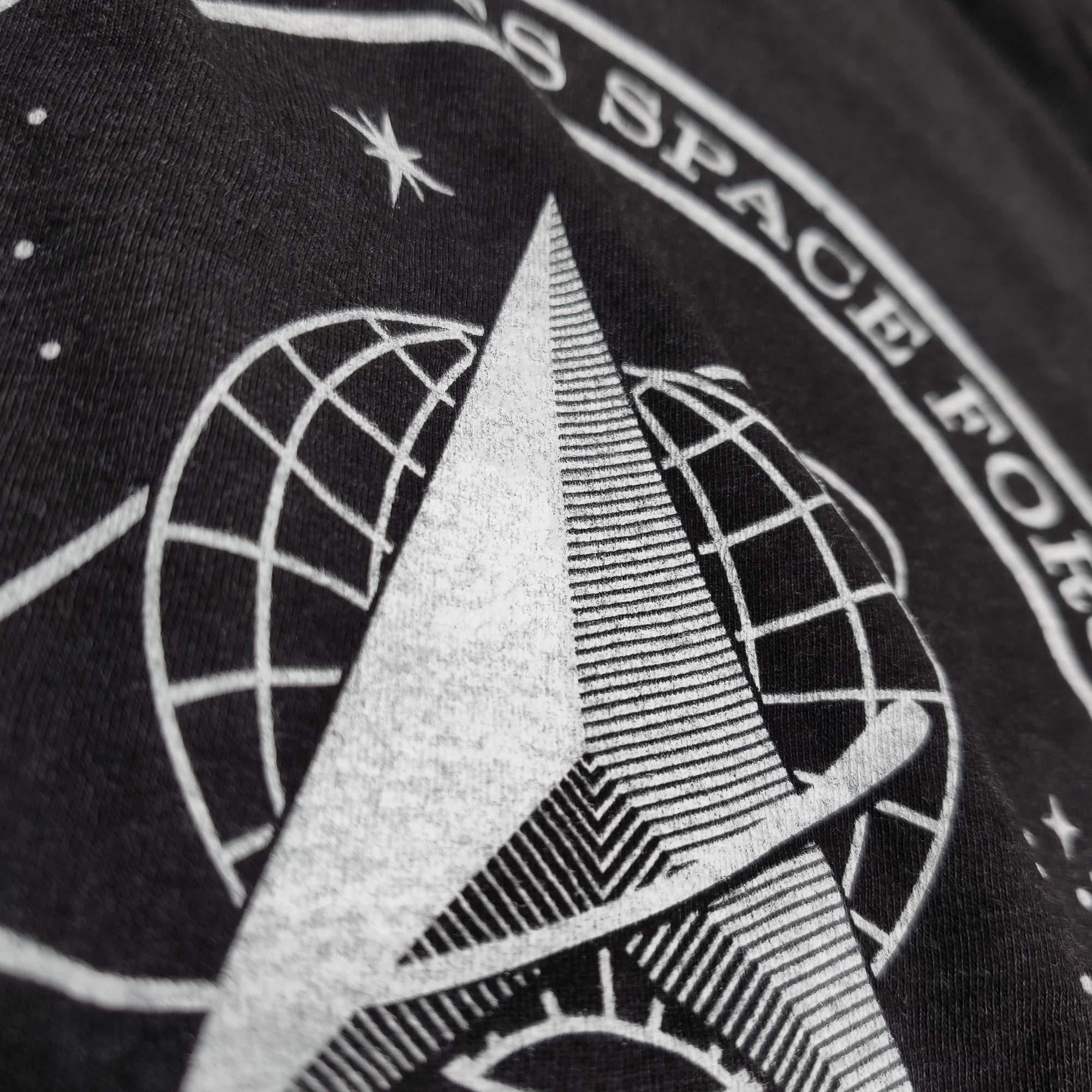 SCOBAR Space Force T-Shirt (Vintage Black, XX-Large)