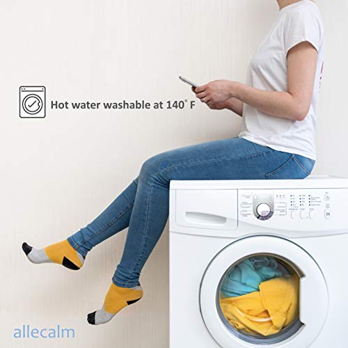 allecalm Fitted Waterproof Mattress Protector King Size Premium 14-18 Inch Waterproof Mattress Cover Protectors for Bed, Dorm Room, Cotton, Breathable, Noiseless, Washable, Soft