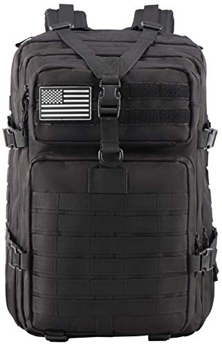 Military Tactical Backpack Daypack Molle Bag 3 Day Assault Pack Bug Out Bag Men 45L Large