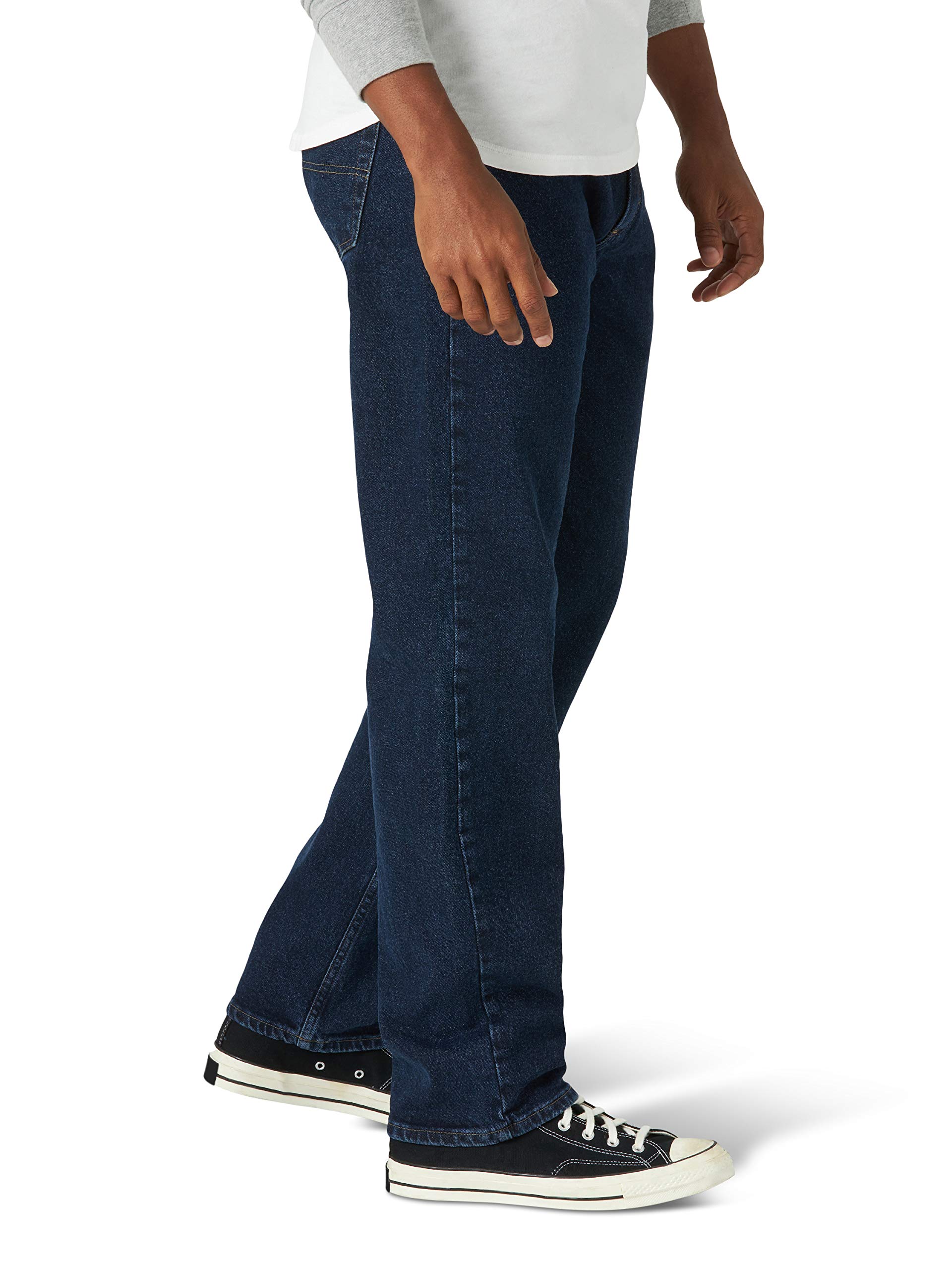 Wrangler Authentics Men's Classic 5-Pocket Relaxed Fit Flex Jean Midnight Flex 48W x 32L
