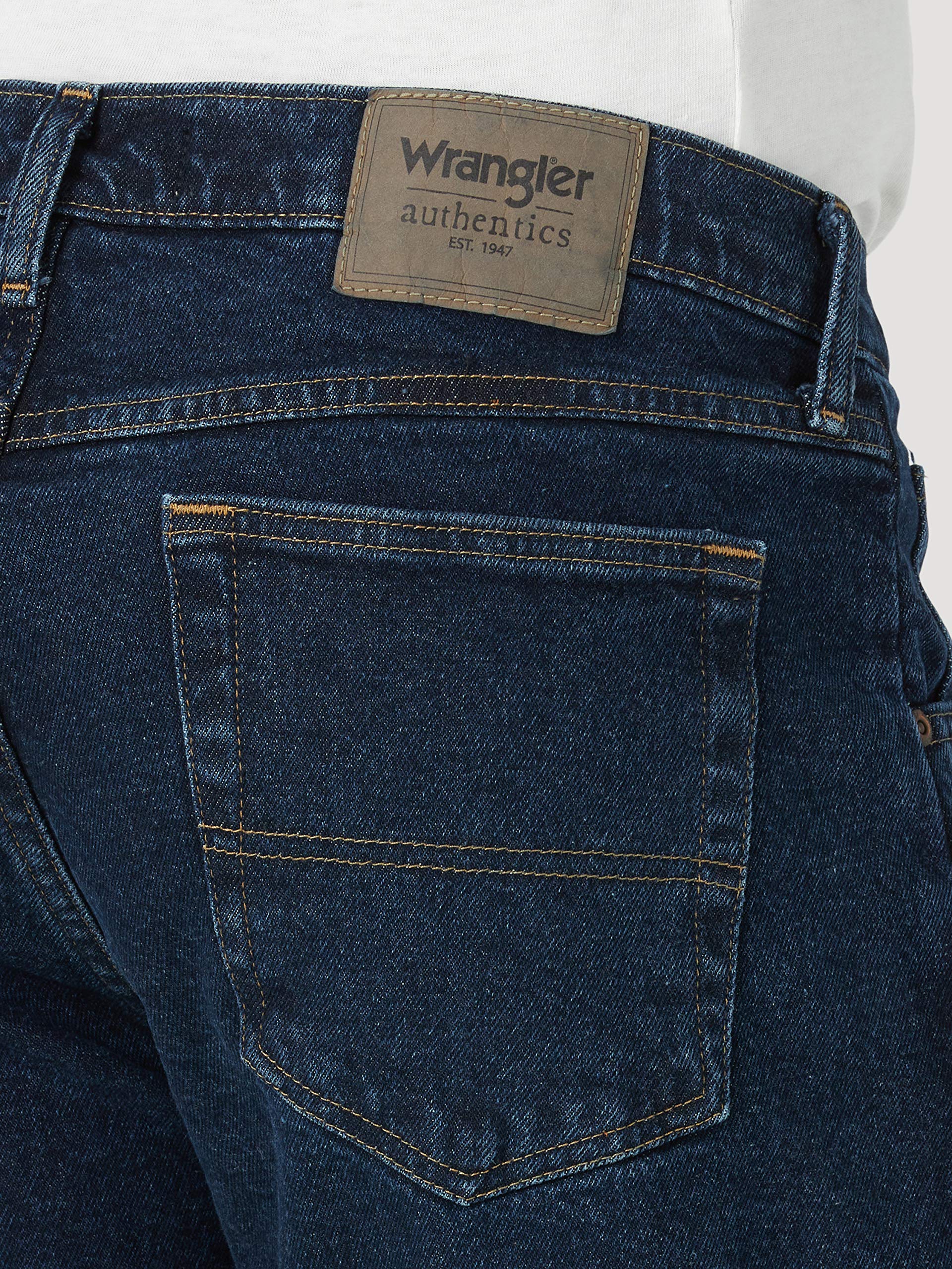 Wrangler Authentics Men's Classic 5-Pocket Relaxed Fit Flex Jean Midnight Flex 48W x 32L