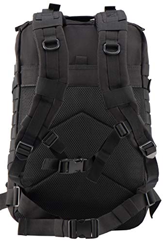 Military Tactical Backpack Daypack Molle Bag 3 Day Assault Pack Bug Out Bag Men 45L Large