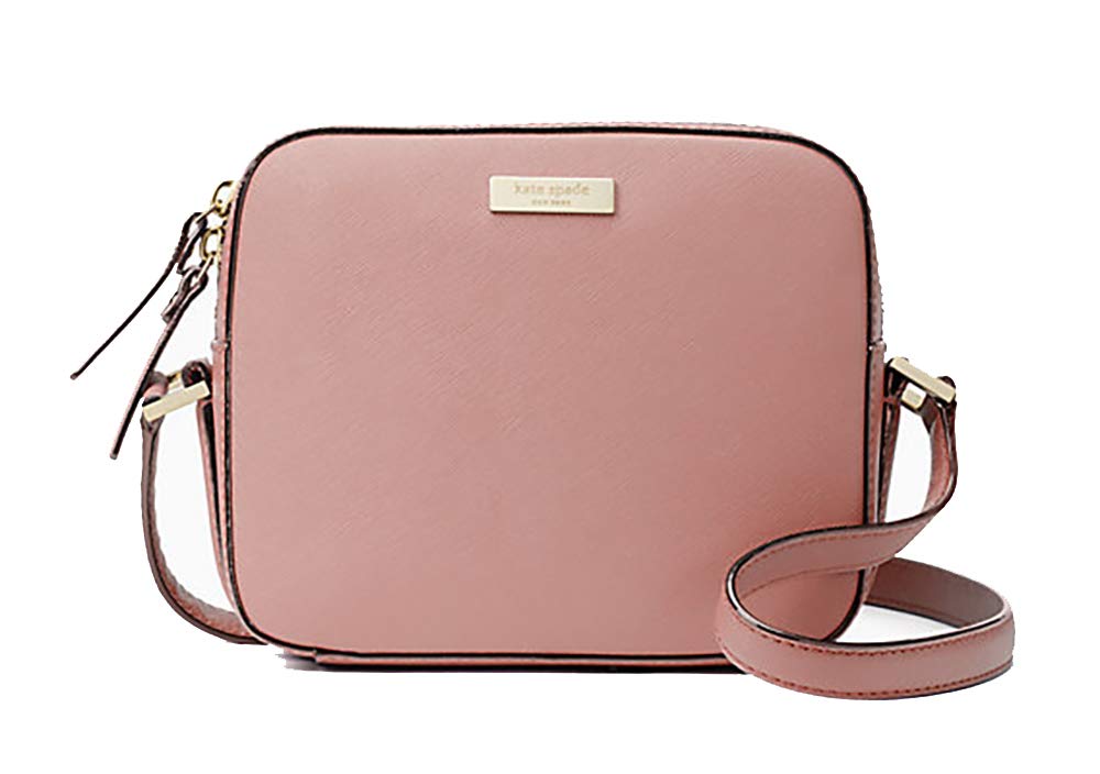 Kate Spade Genuine Leather Cammie Newbury Lane Crossbody (Dusty Peony)