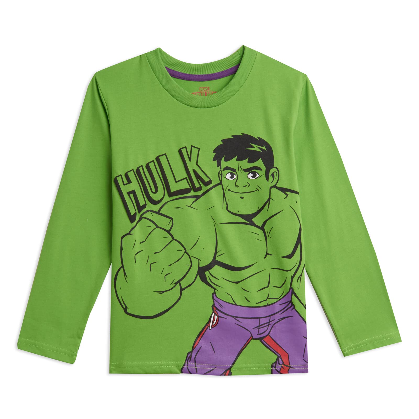 Marvel Avengers Hulk Black Panther Spider-Man Little Boys 3 Pack T-Shirts Multicolored 7-8