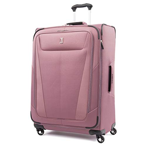 Travelpro Maxlite 5 Softside Expandable Luggage with 4 Spinner Wheels, Lightweight Suitcase, Men and Women, Dusty Rose Pink, 3-Piece Set (21/25/29)