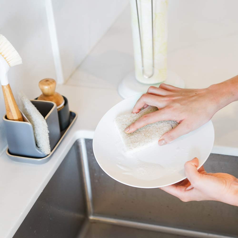 Full Circle Beachy Clean, Coconut Heavy Duty Scour Pads, 3 Count, Made with Plant-Based & Recycled Materials