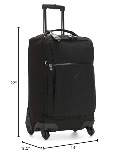 Kipling Women’s Darcey Small 22-Inch Softside Carry-On Rolling Luggage, Nylon, 360 Degree Spinning Wheels