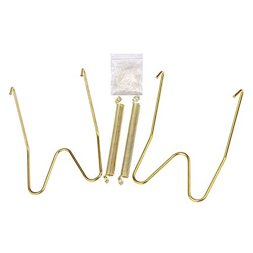 Fasunry 12 Pack Plate Hangers, 8 10 12 Inch Wall Plate Hangers and 16 Pack Wall Hooks, Compatible 7.5 to 12.5 Inch Decorative Plates, Antique China, Antique Plates and Arts