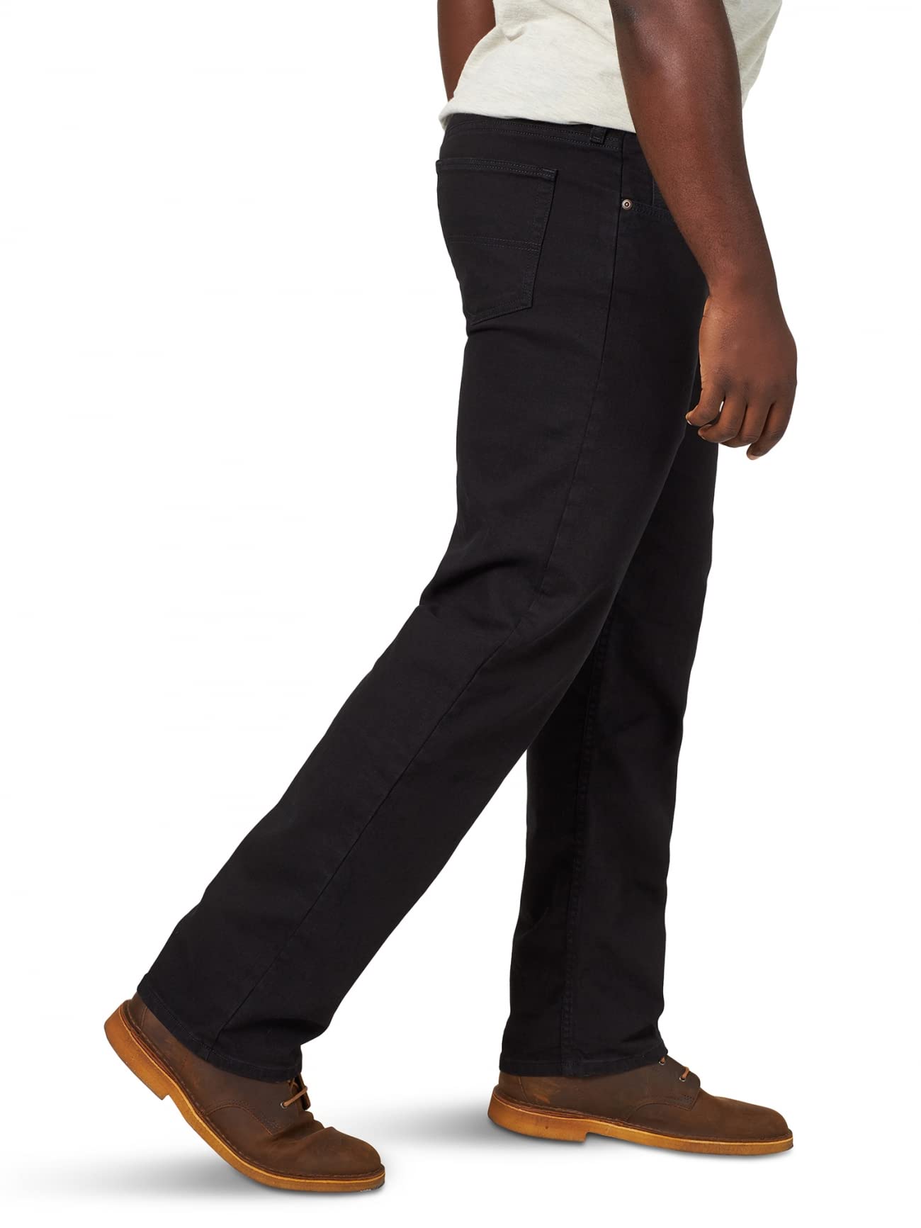 Wrangler Authentics Men's Classic 5-Pocket Relaxed Fit Flex Jean Black Flex 35W x 29L
