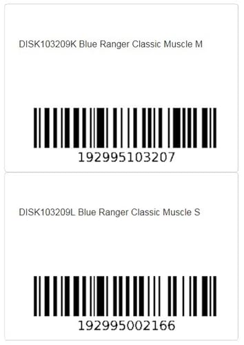 Blue Power Ranger Costume, Kids Size Beast Morphers Muscle Padded Character Jumpsuit and Mask, Classic Child Size Medium (7-8)