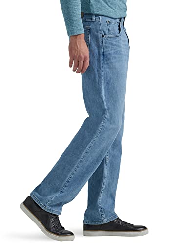 Wrangler Authentics Men's Classic 5-Pocket Relaxed Fit Flex Jean Stonewash Flex 35W x 29L