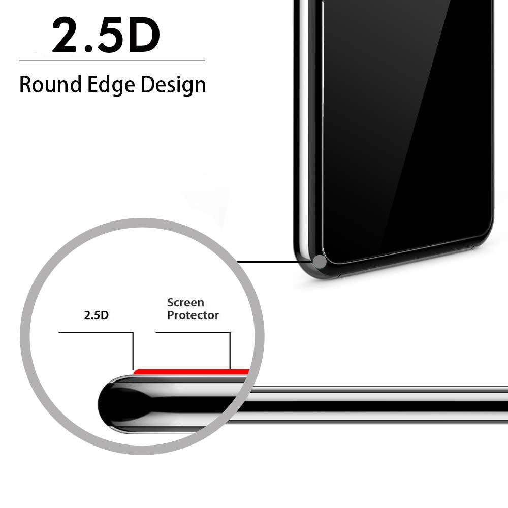 beukei (3 Pack) Compatible for Xiaomi Redmi Note 8 Pro Tempered Glass Screen Protector (6.53 inches), Glass with 9H Hardness, with Lifetime Replacement Warranty,(Not Fit for Redmi Note 8/Redmi 8)