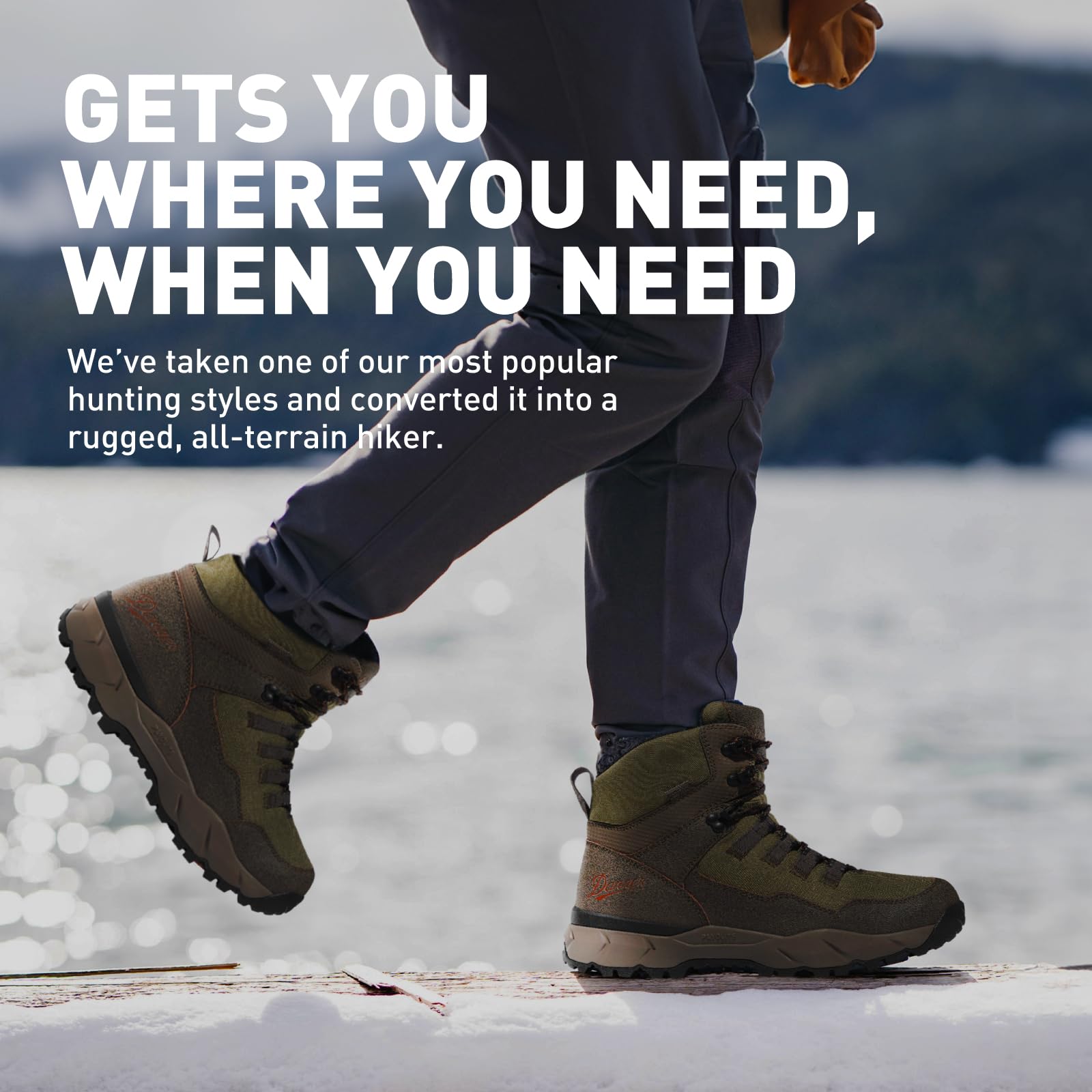 Danner Vital Trail 5” Hiking Boots for Men - Waterproof, Abrasion-Resistant Leather and Textile, with Shock-Absorbing Midsole and Traction Outsole, Coffee Brown - 10.5 D