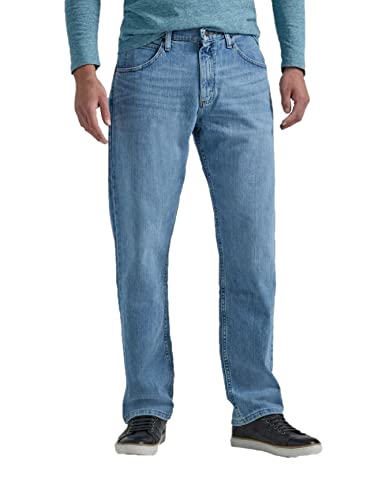 Wrangler Authentics Men's Classic 5-Pocket Relaxed Fit Flex Jean Stonewash Flex 35W x 29L