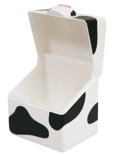 Joie Kitchen Moo Cow Sliced Cheese Container for Fridge | Fun Cheese Vault Keeps Cheese Fresh and Delicious
