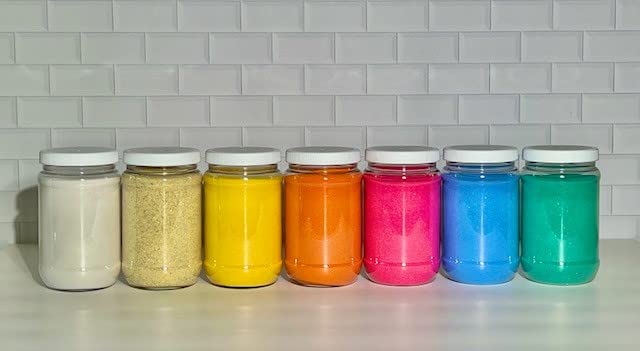 Smart Solutions Clear Plastic Mason Jars (32 oz 6 Pack)