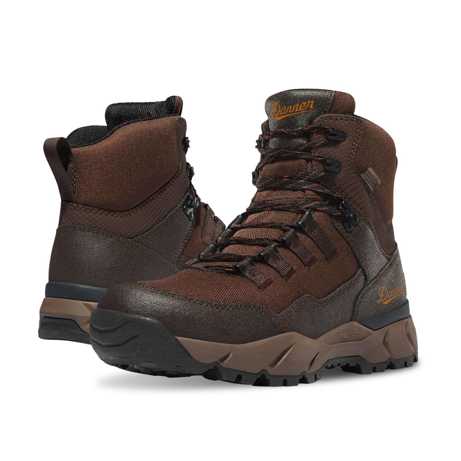 Danner Vital Trail 5” Hiking Boots for Men - Waterproof, Abrasion-Resistant Leather and Textile, with Shock-Absorbing Midsole and Traction Outsole, Coffee Brown - 10.5 D