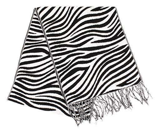 Sexy Basics 2 Pack Super Soft & Luxurious Cashmere Feel Winter Scarf Wrap / 72" Long (2 PACK-LEOPARD BLACK & PURPLE, 72x12)
