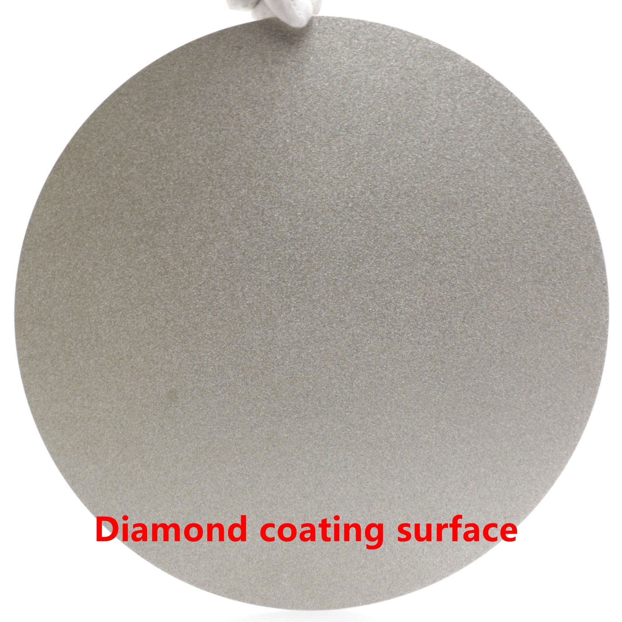 JINGLING NO Center Hole 8" inch Diamond Grinding Disc 120 Grit Flat Lap Disk Lapidary Tools for Stone