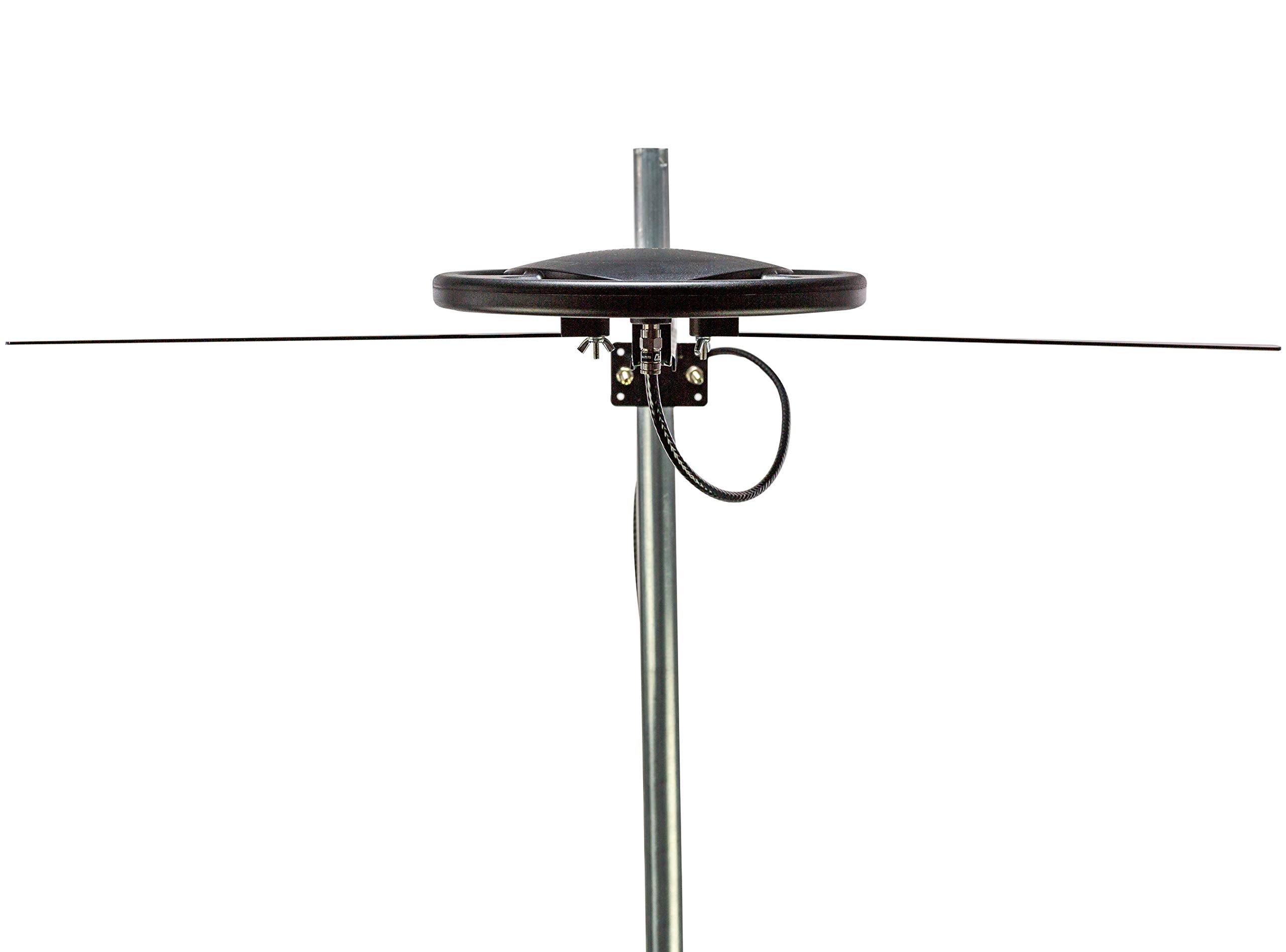 Channel Master Omni+ 50 - Omnidirectional Digital HDTV Antenna with 360 Degree Reception, Includes Mounting Bracket for Roof, Attic & RV Installations, Indoor/Outdoor (50 Mile Range)